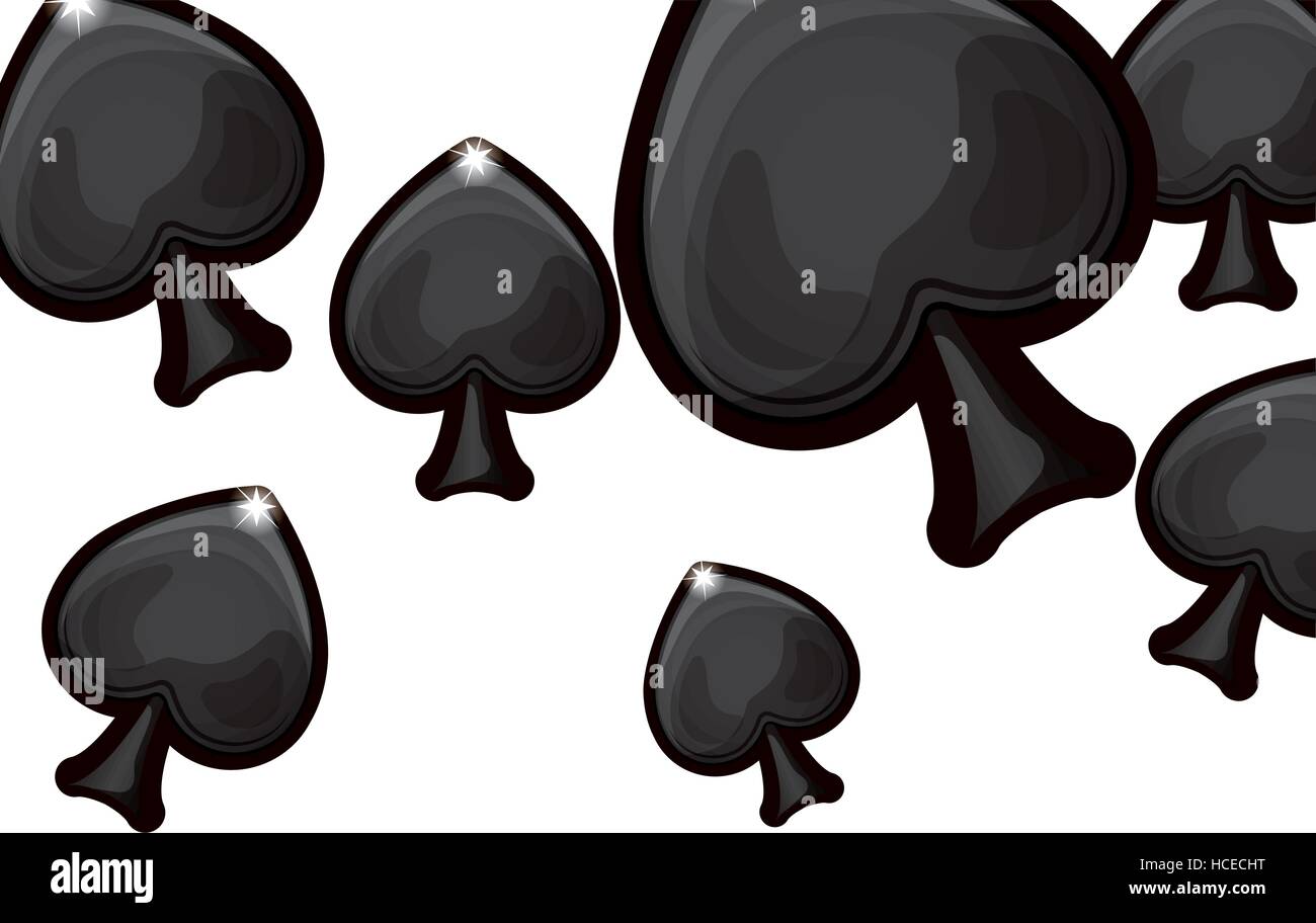 Isolated spade of card game design Stock Vector Image & Art - Alamy