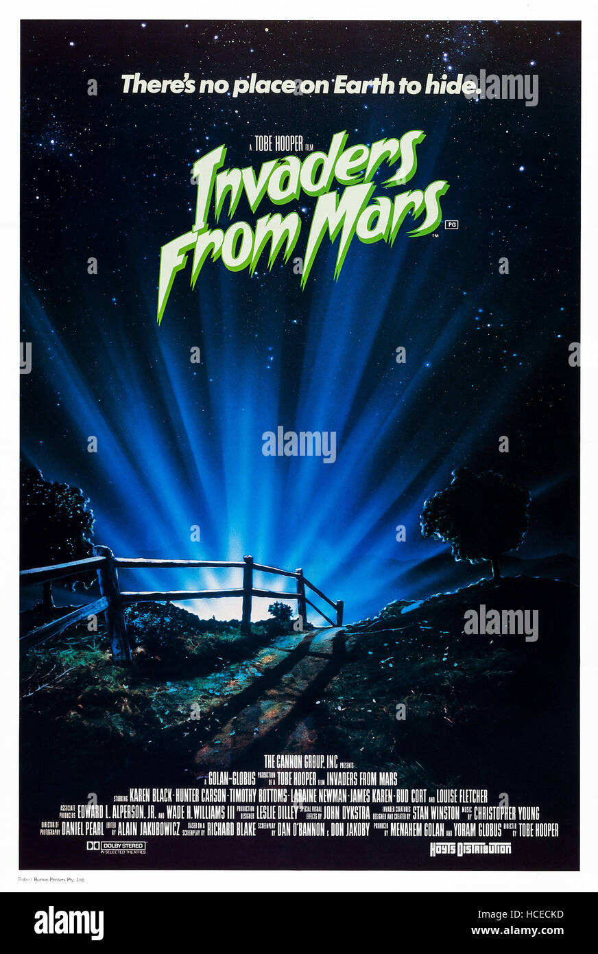 INVADERS FROM MARS, US poster art, 1986, © Cannon Films/courtesy ...