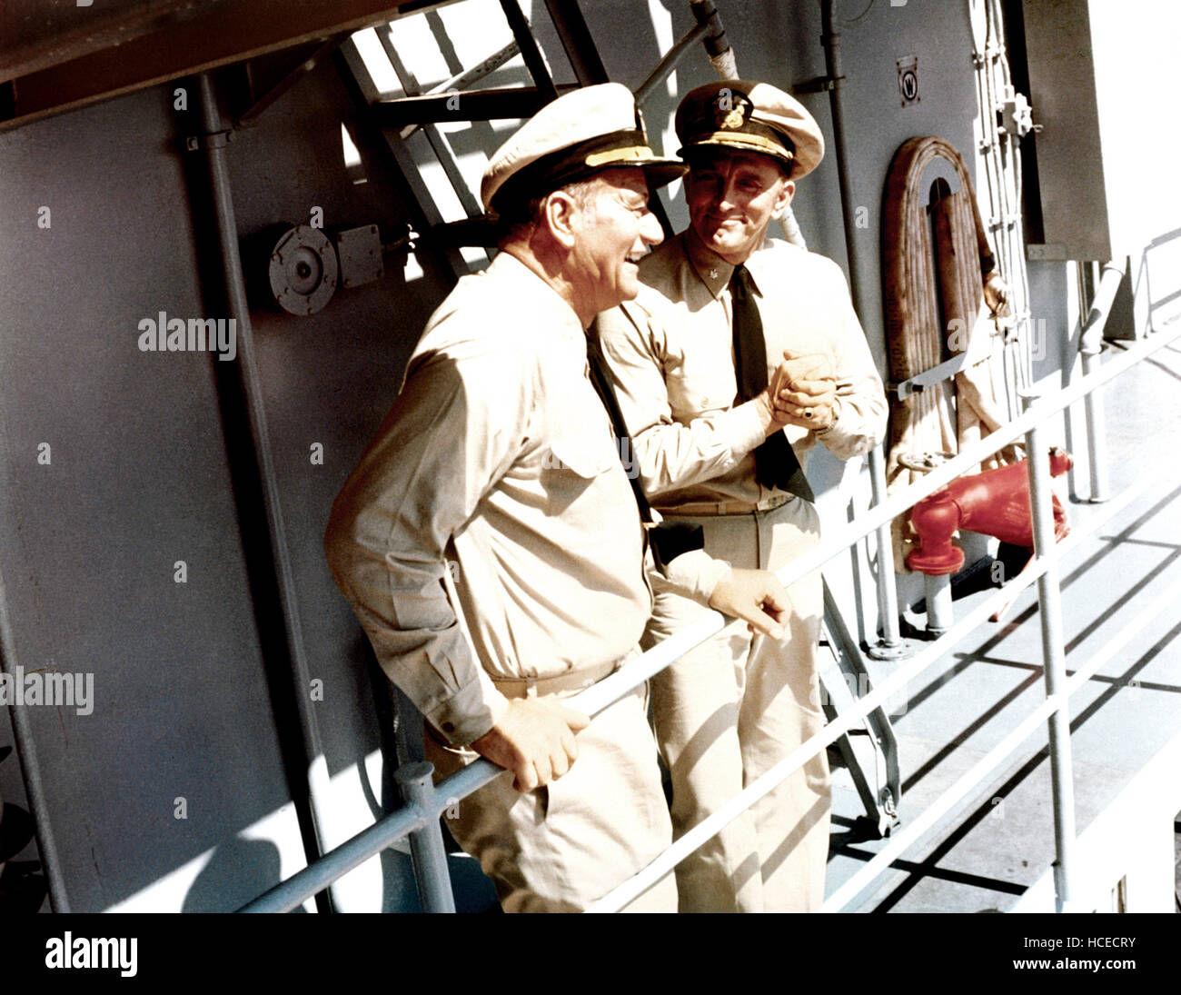IN HARM'S WAY, John Wayne, Kirk Douglas, 1965 Stock Photo - Alamy