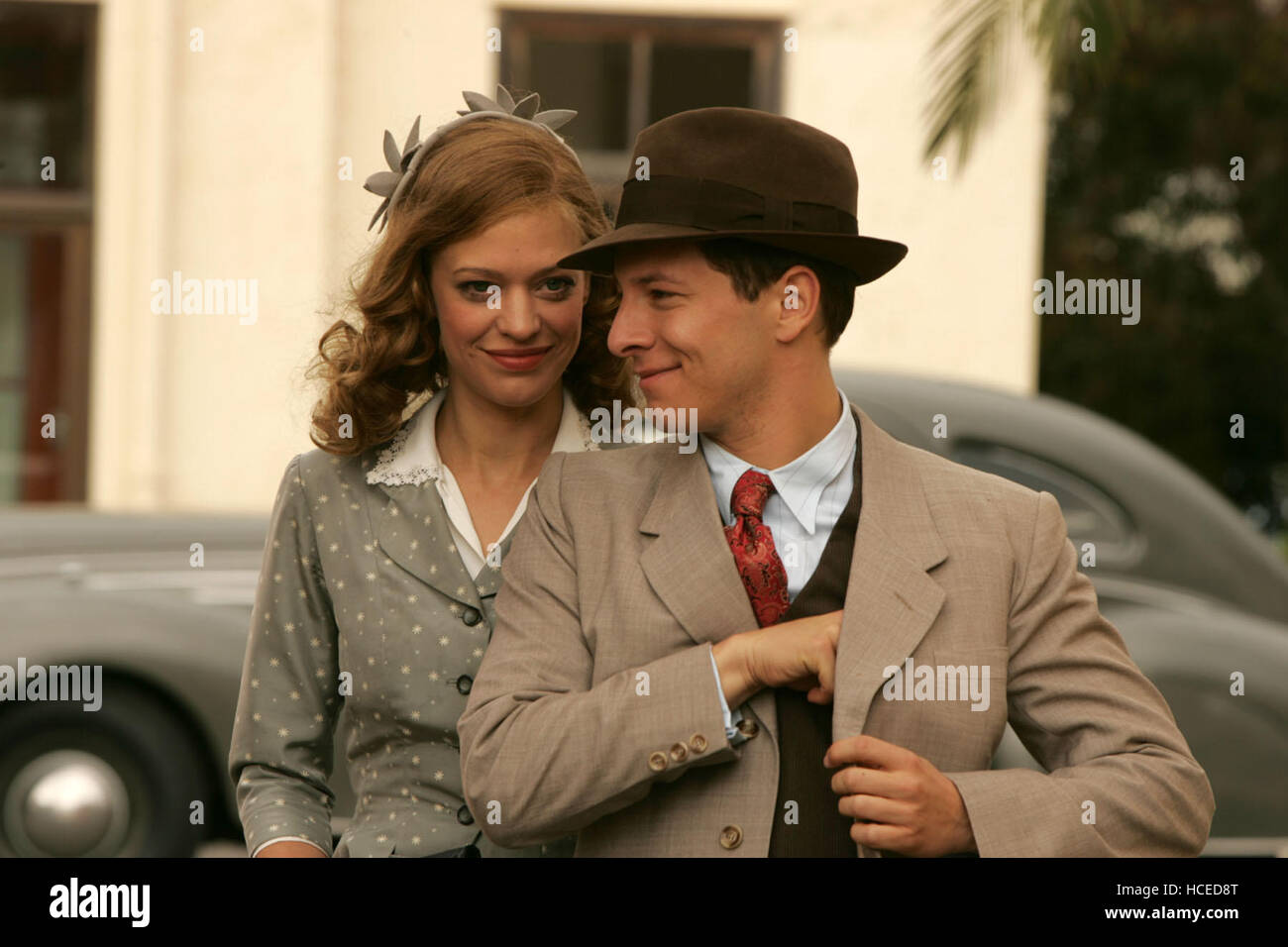 HILDE, from left: Heike Makatsch as Hildegard Knef, Trystan Wyn Puetter ...