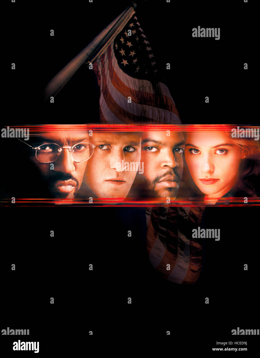 HIGHER LEARNING, from left: Laurence Fishburne, Michael Rapaport, Ice ...