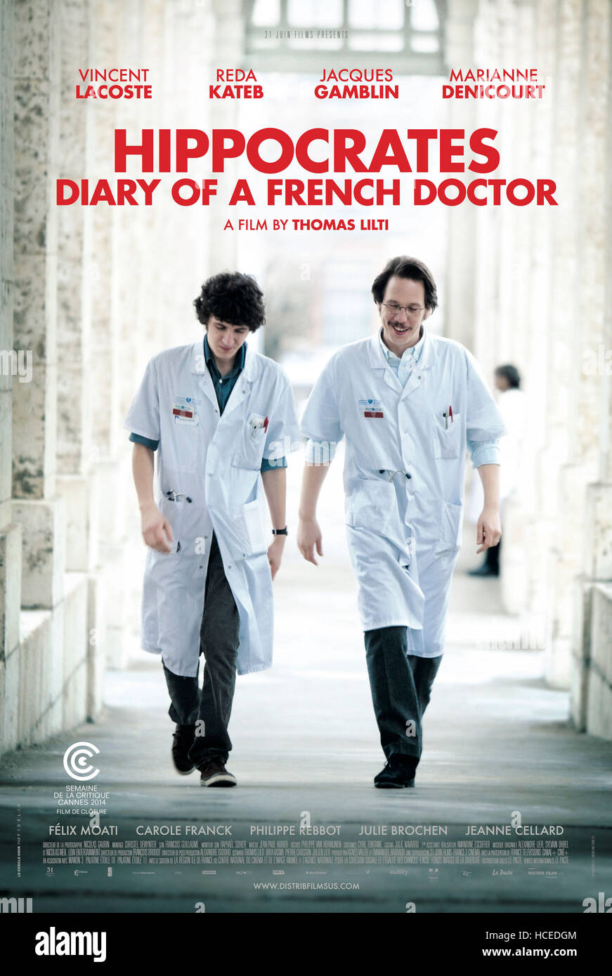 HIPPOCRATES, (aka HIPPOCRATE), US poster art, from left: Vincent ...