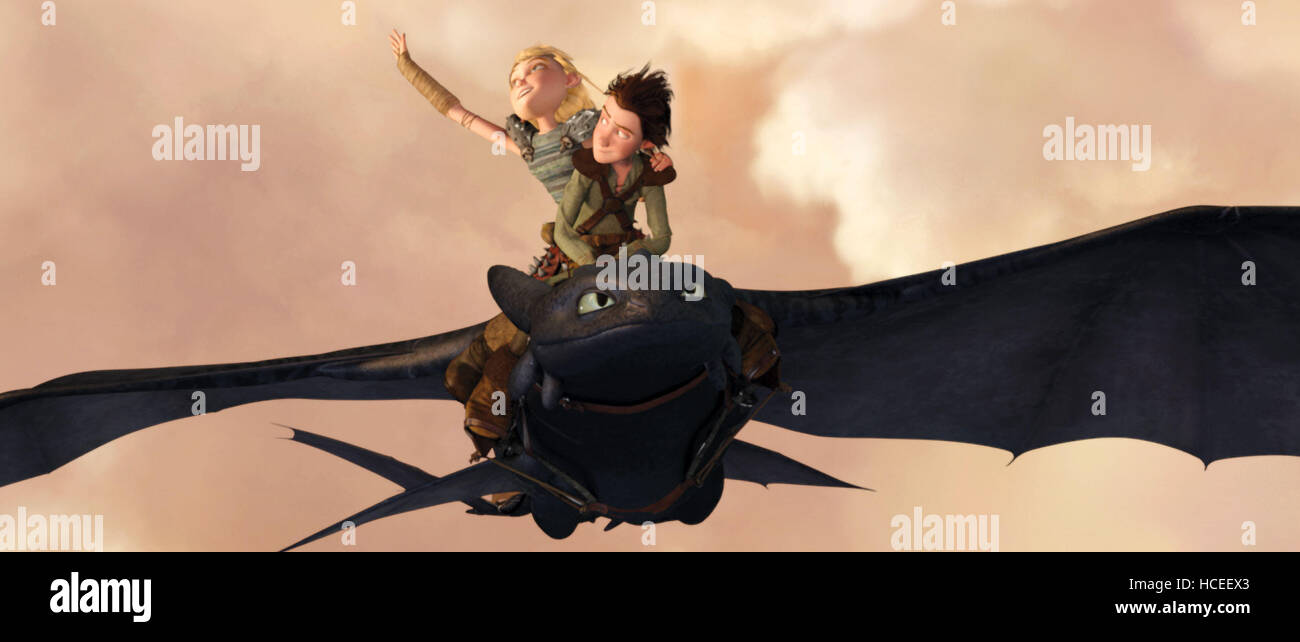 HOW TO TRAIN YOUR DRAGON, from left: Astrid (voice: America Ferrera ...