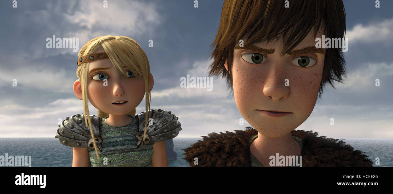 HOW TO TRAIN YOUR DRAGON, from left: Astrid (voice: America Ferrera ...