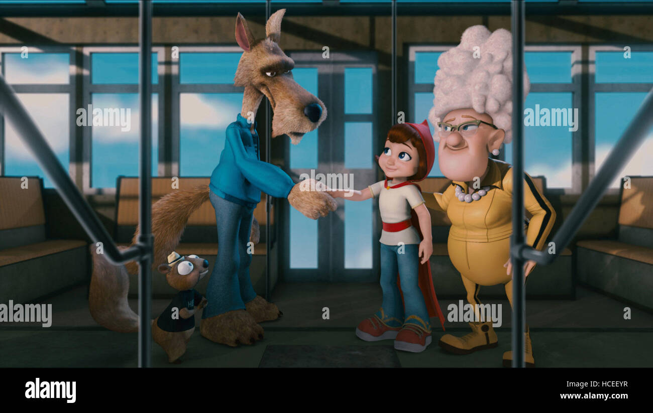 HOODWINKED TOO! HOOD VS. EVIL, l-r: Twitchy (voice: Cory Edwards), Big Bad Wolf (voice: Patrick ...