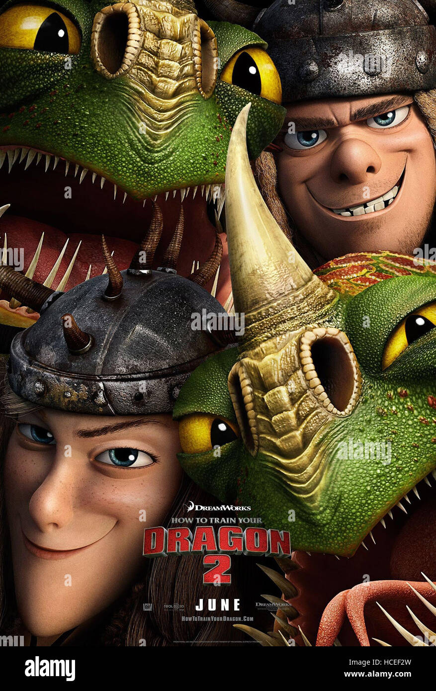 HOW TO TRAIN YOUR DRAGON 2, US advance poster art, 2014. TM & copyright ...
