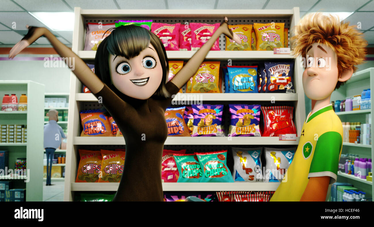 HOTEL TRANSYLVANIA 2, from left: Mavis (voice: Selena Gomez), Jonathan ...