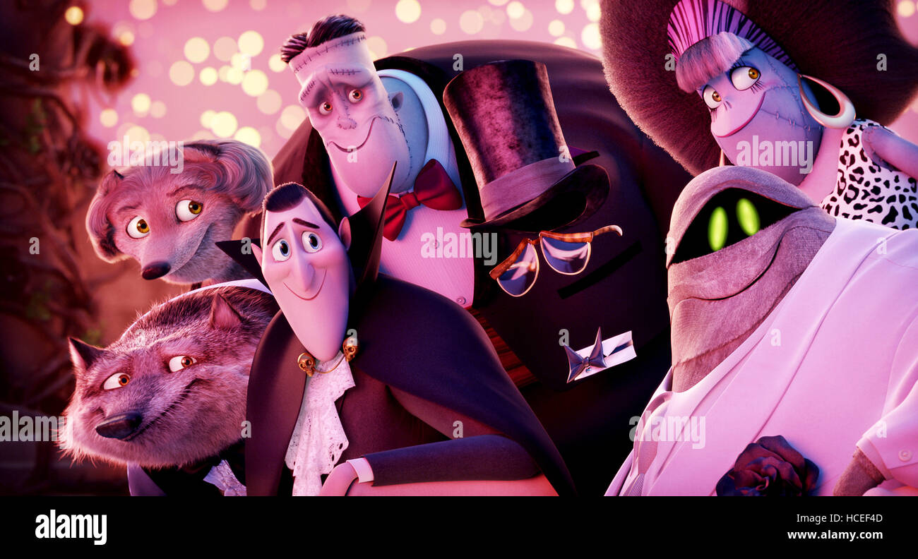HOTEL TRANSYLVANIA 2, clockwise from lower left: Wayne (voice: Steve ...