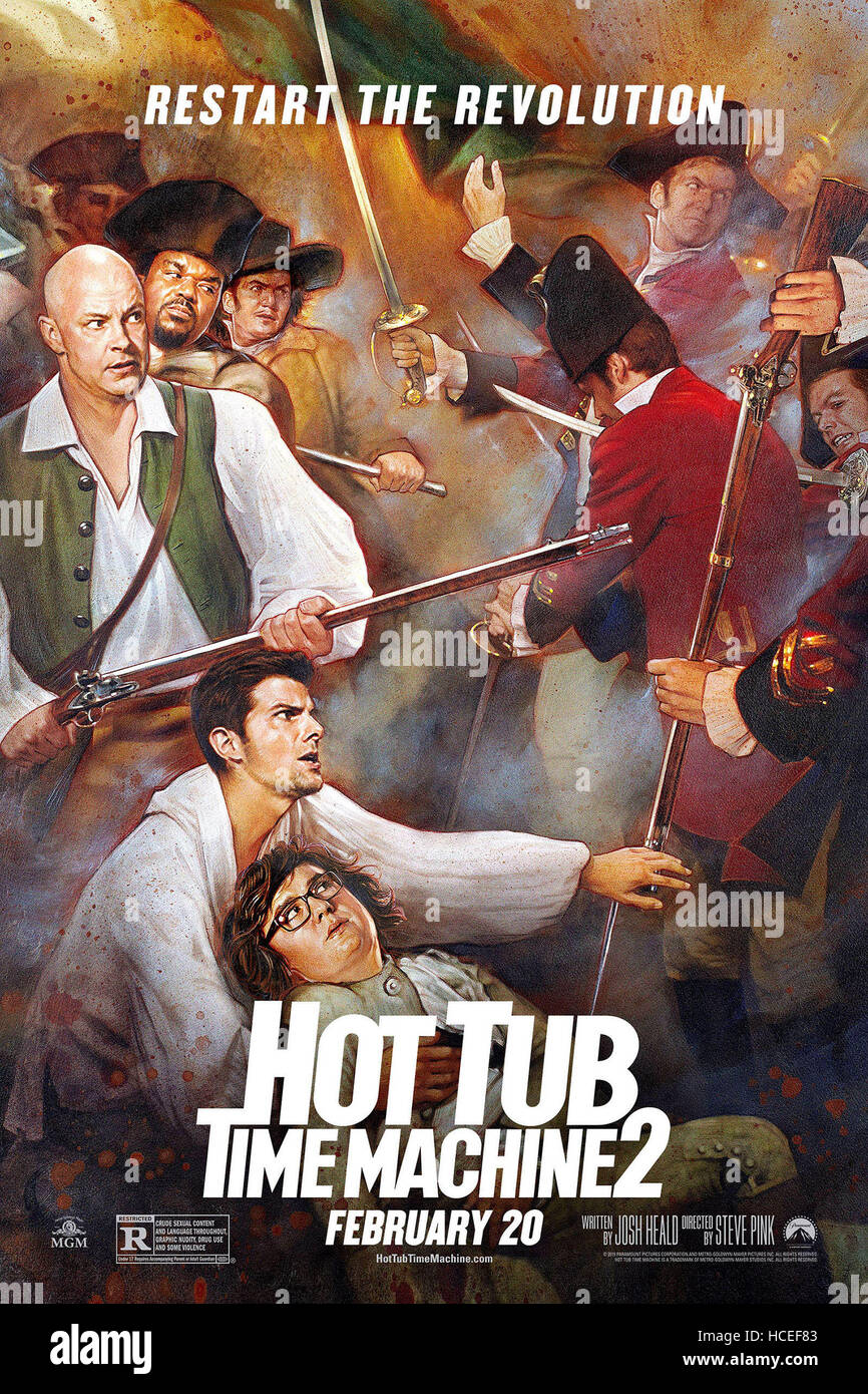 HOT TUB TIME MACHINE 2, US poster, top l-r: Rob Corddry, Craig Robinson ...
