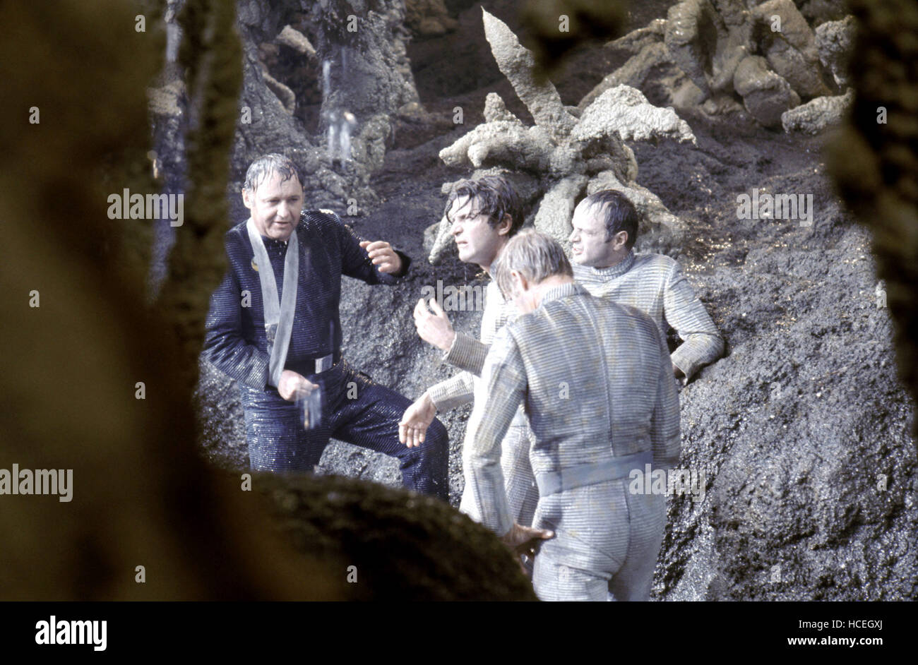 THE ILLUSTRATED MAN, from left: Rod Steiger, Robert Drivas, Don Dubbins ...