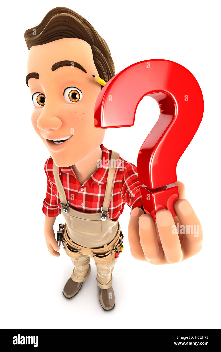 Questioning Man Clipart