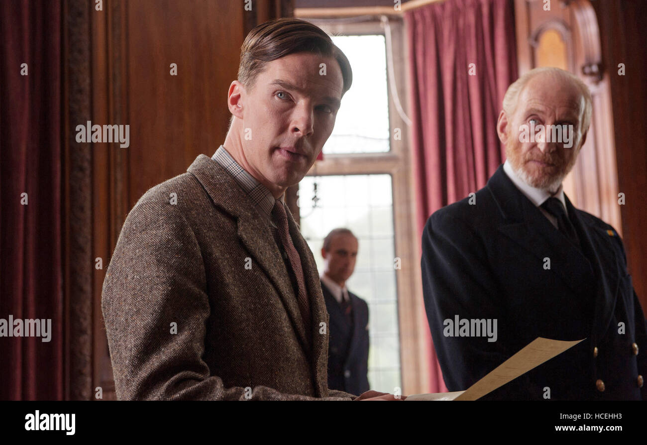 THE IMITATION GAME, from left: Benedict Cumberbatch as Alan Turing ...
