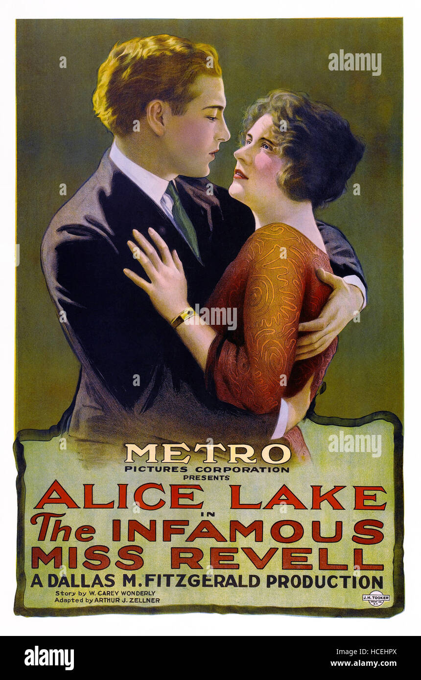 THE INFAMOUS MISS REVELL, US poster, from left: Cullen Landis, Alice ...