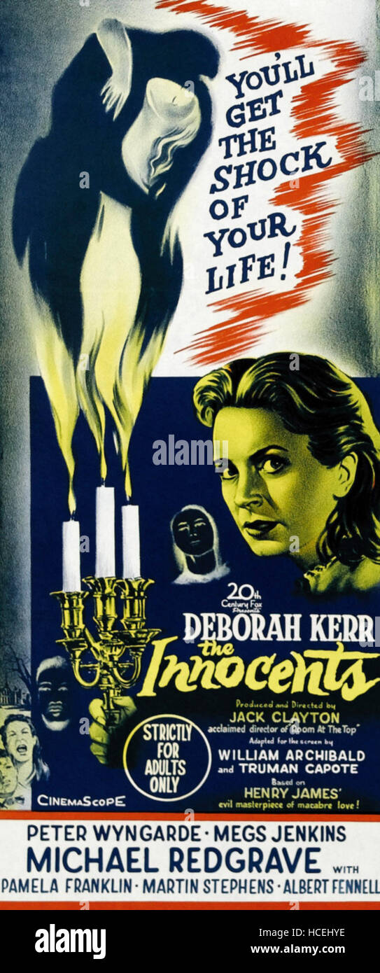 THE INNOCENTS, Deborah Kerr on insert poster, 1961, TM and Copyright ...
