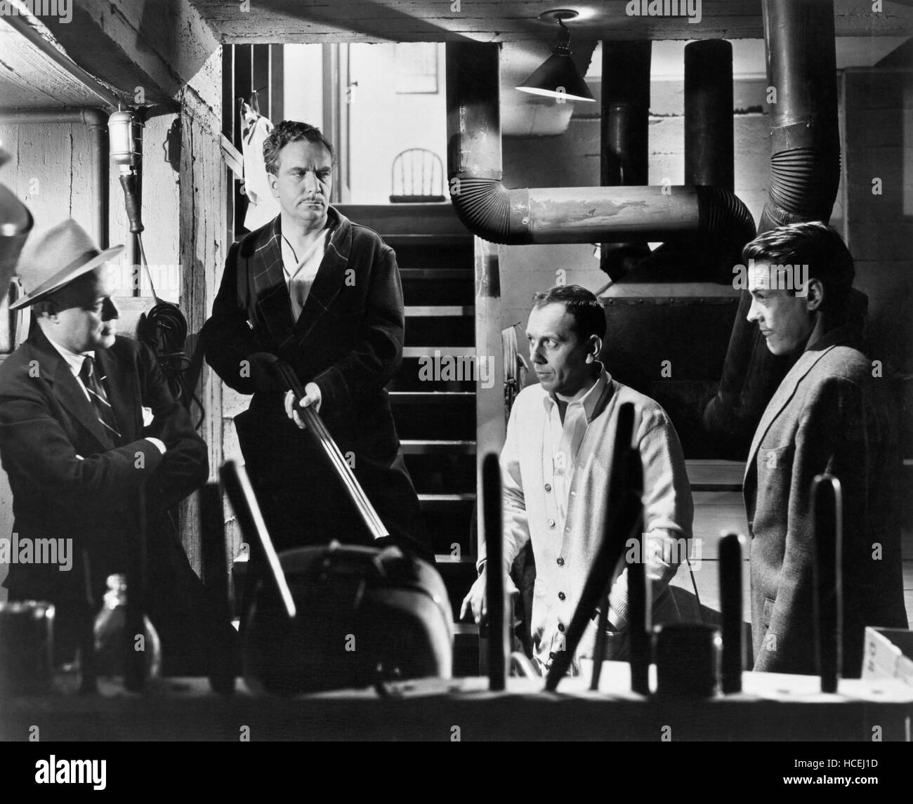 INVASION OF THE BODY SNATCHERS, from left: Larry Gates, Ralph Dumke ...