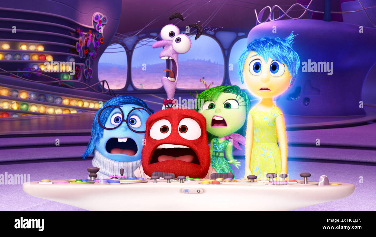 INSIDE OUT, from left: Sadness (voice: Phyllis Smith), Anger (voice ...