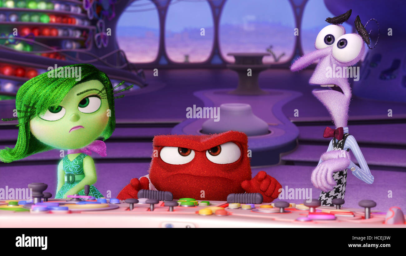 INSIDE OUT, from left: Disgust (voice: Mindy Kaling), Anger (voice ...