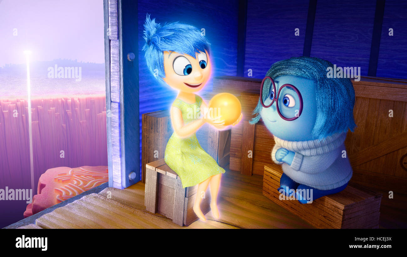 INSIDE OUT, from left: Joy (voice: Amy Poehler), Sadness (voice ...