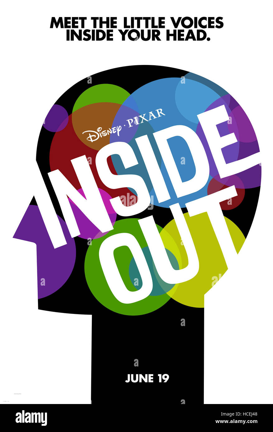 INSIDE OUT, US advance poster, 2015. © Walt Disney Studios Motion ...