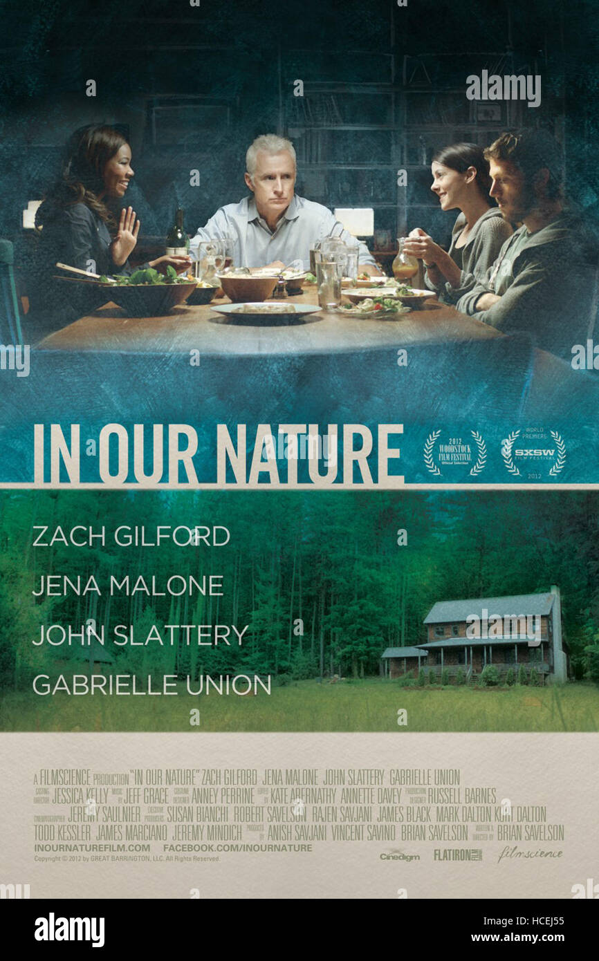 IN OUR NATURE, US poster art, from left: Gabrielle Union, John Slattery ...
