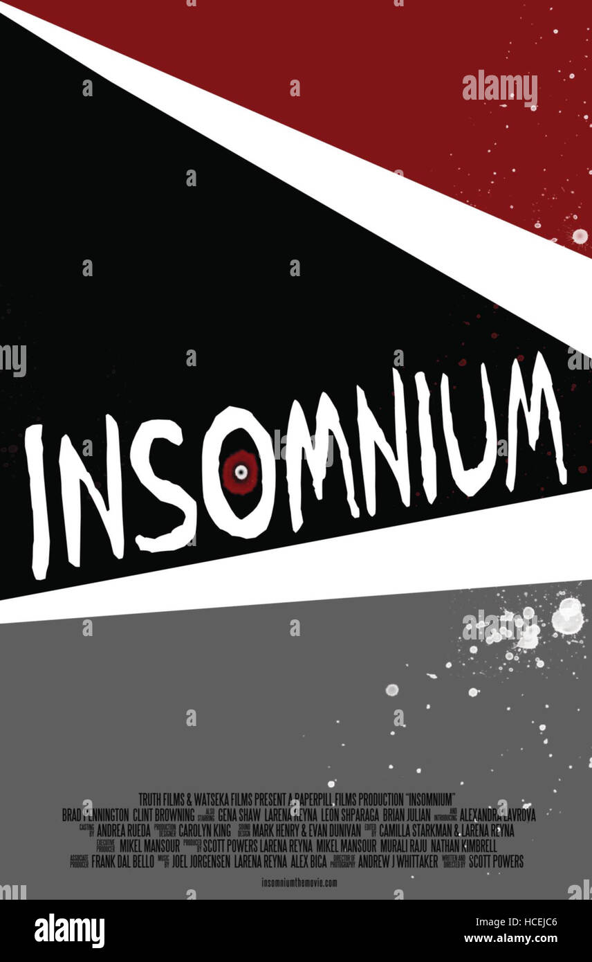 INSOMNIUM, international poster art, 2015 Stock Photo - Alamy