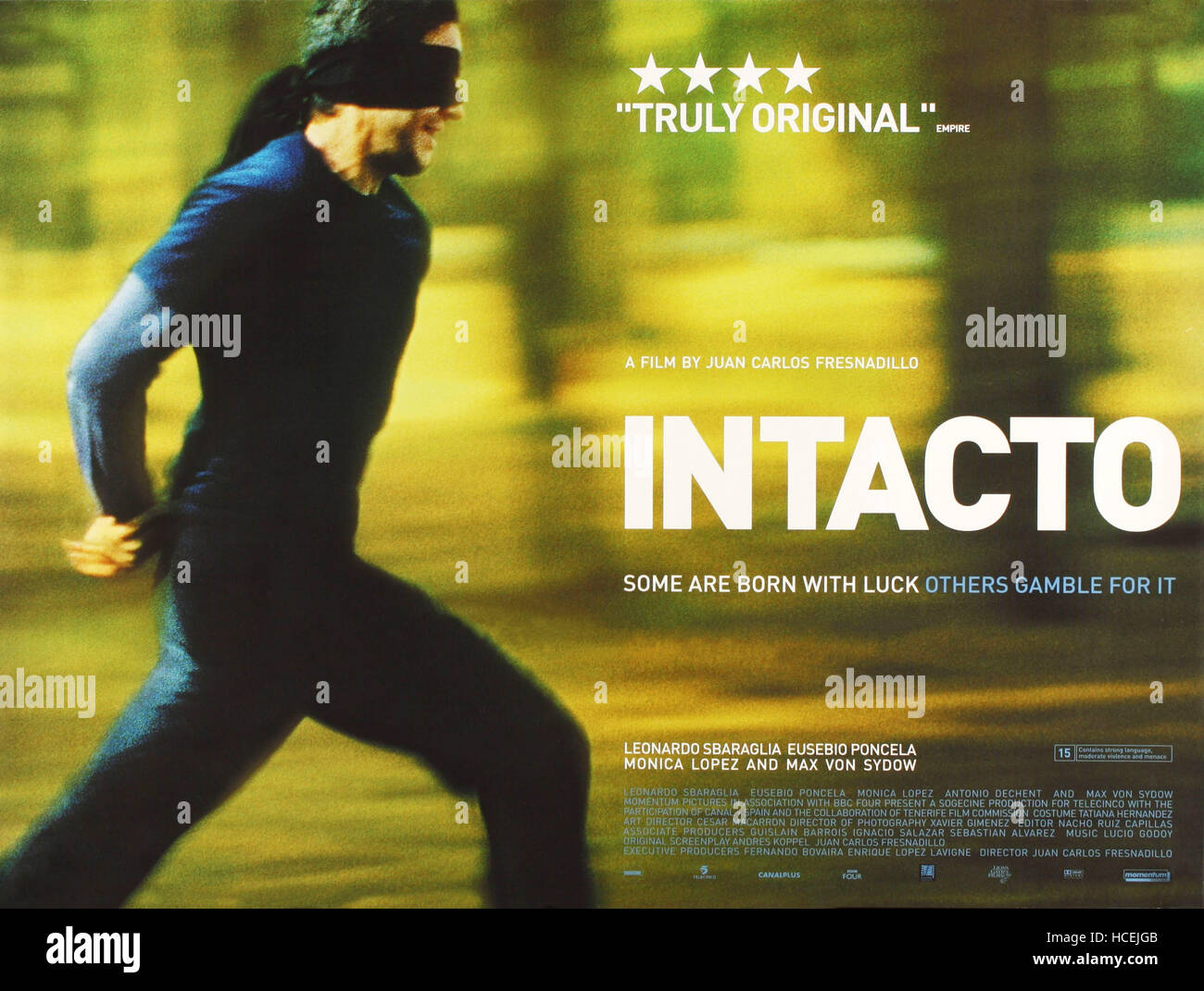 INTACT, (aka INTACTO), British poster, Leonardo Sbaraglia, 2001. ©Lions ...