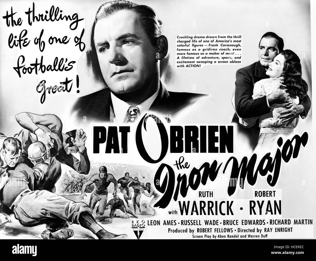 THE IRON MAJOR, Pat O'Brien, Ruth Warrick, 1943 Stock Photo - Alamy