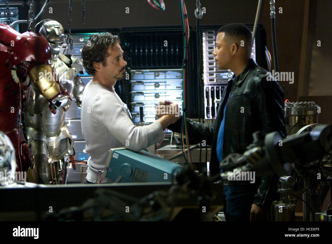 IRON MAN, Robert Downey Jr., Terrence Howard, 2008. ©Paramount/Courtesy ...