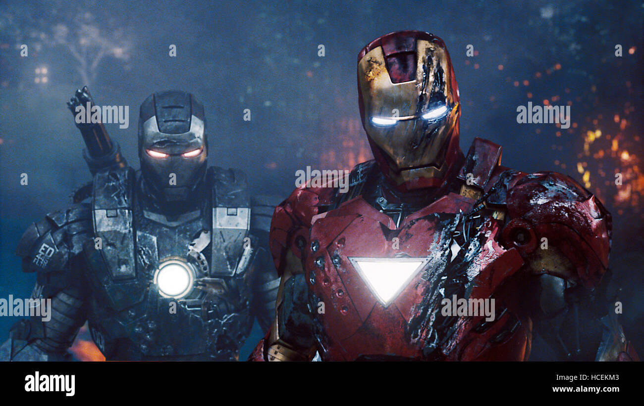 IRON MAN 2, from left: War Machine, Robert Downey Jr., 2010. ph ...