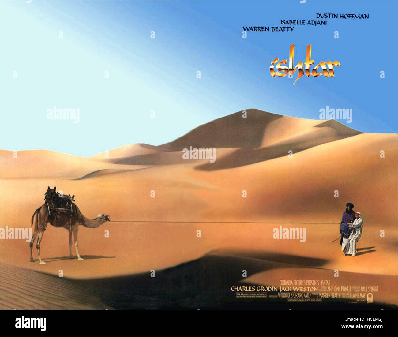 ISHTAR, from left: Warren Beatty, Dustin Hoffman, 1987. ©Columbia ...