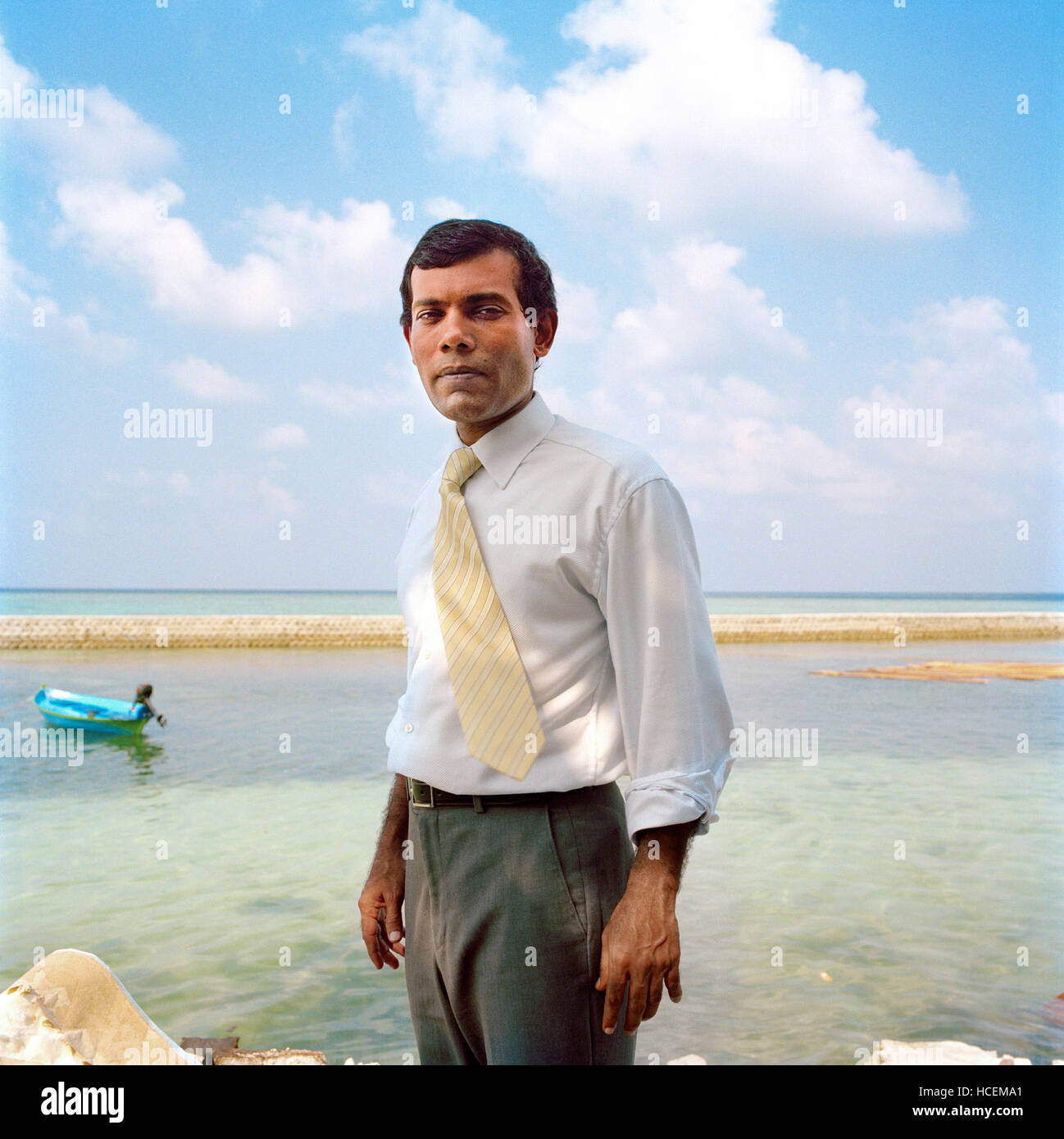 THE ISLAND PRESIDENT, President Mohamed Nasheed, 2011. ph: Chiara Goia ...
