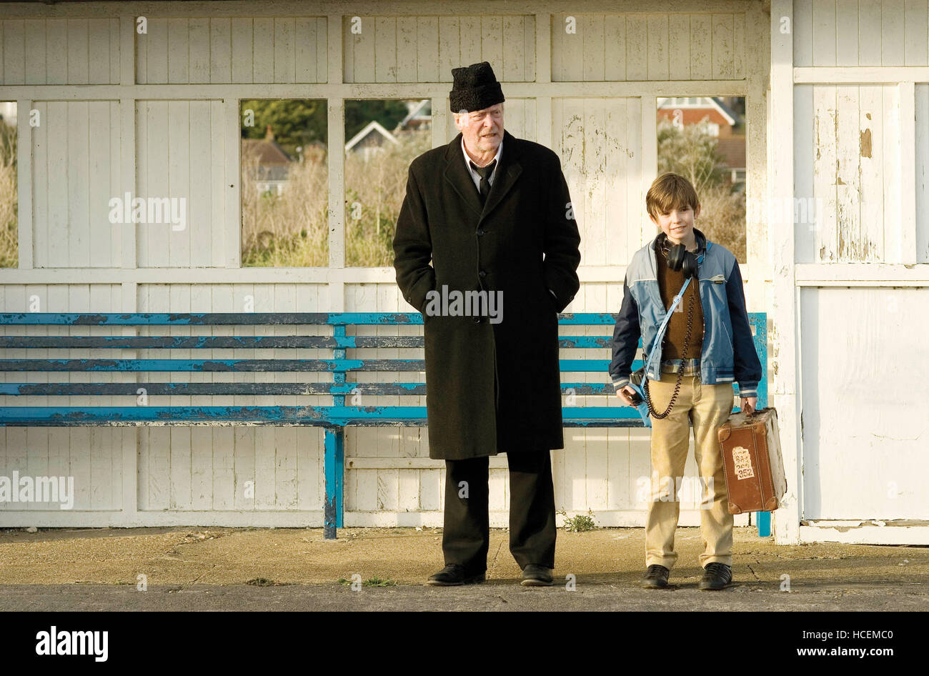IS ANYBODY THERE?, from left: Michael Caine, Bill Milner, 2008. Ph: Nick Wall/©Big Beach Films ...