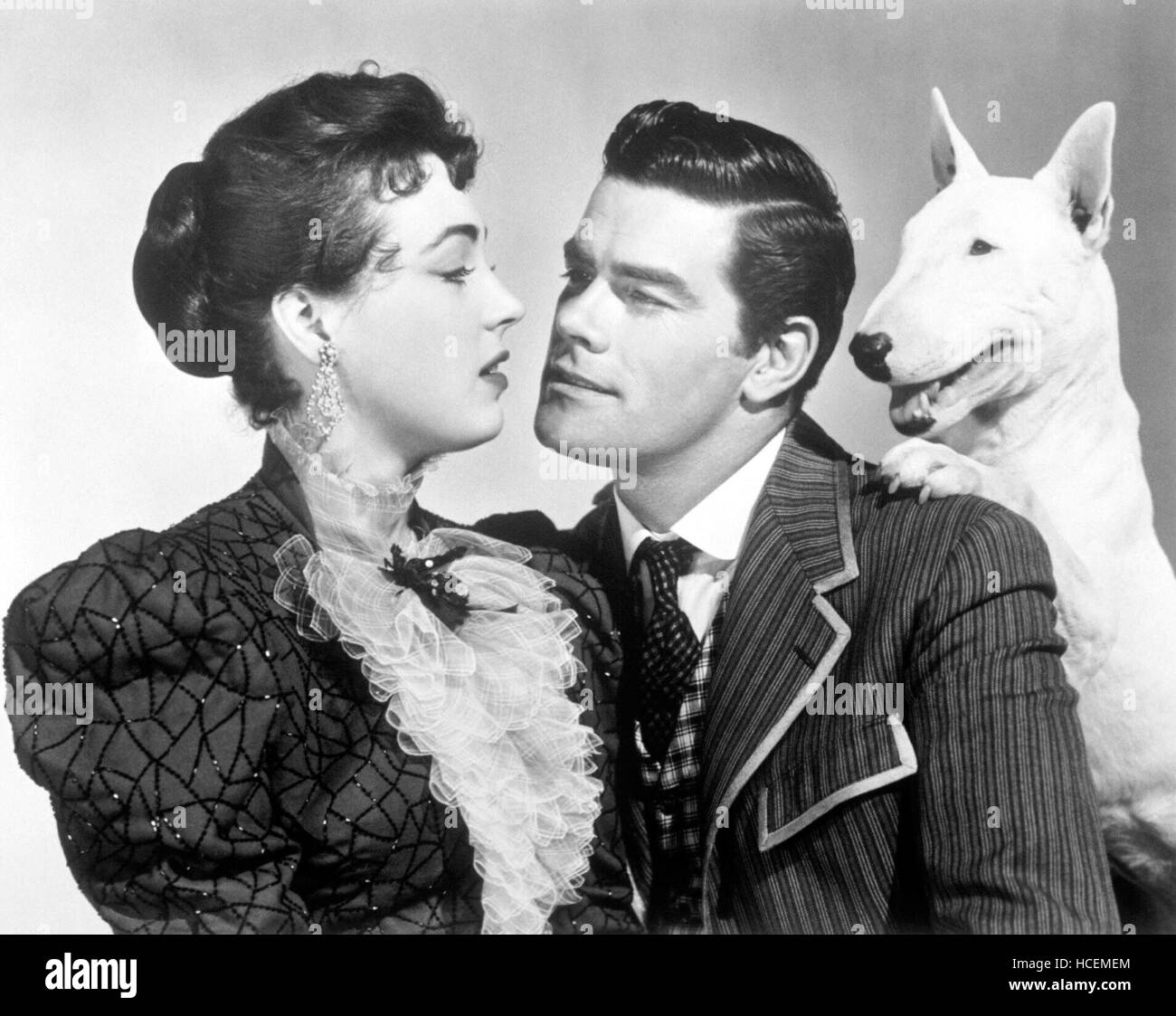 IT'S A DOG'S LIFE, from left: Jarma Lewis, Jeff Richards, Widfire the ...