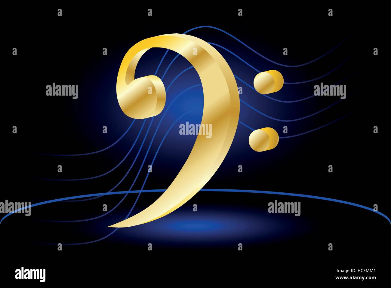 Bass clef Stock Vector Images - Alamy