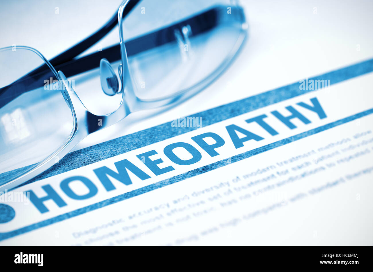 Homeopathy. Medicine. 3D Illustration Stock Photo - Alamy
