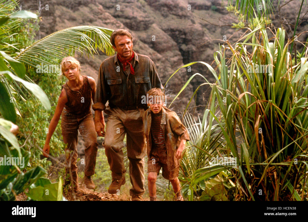 JURASSIC PARK, Ariana Richards, Sam Neill, Joseph Mazzello, 1993, (c ...