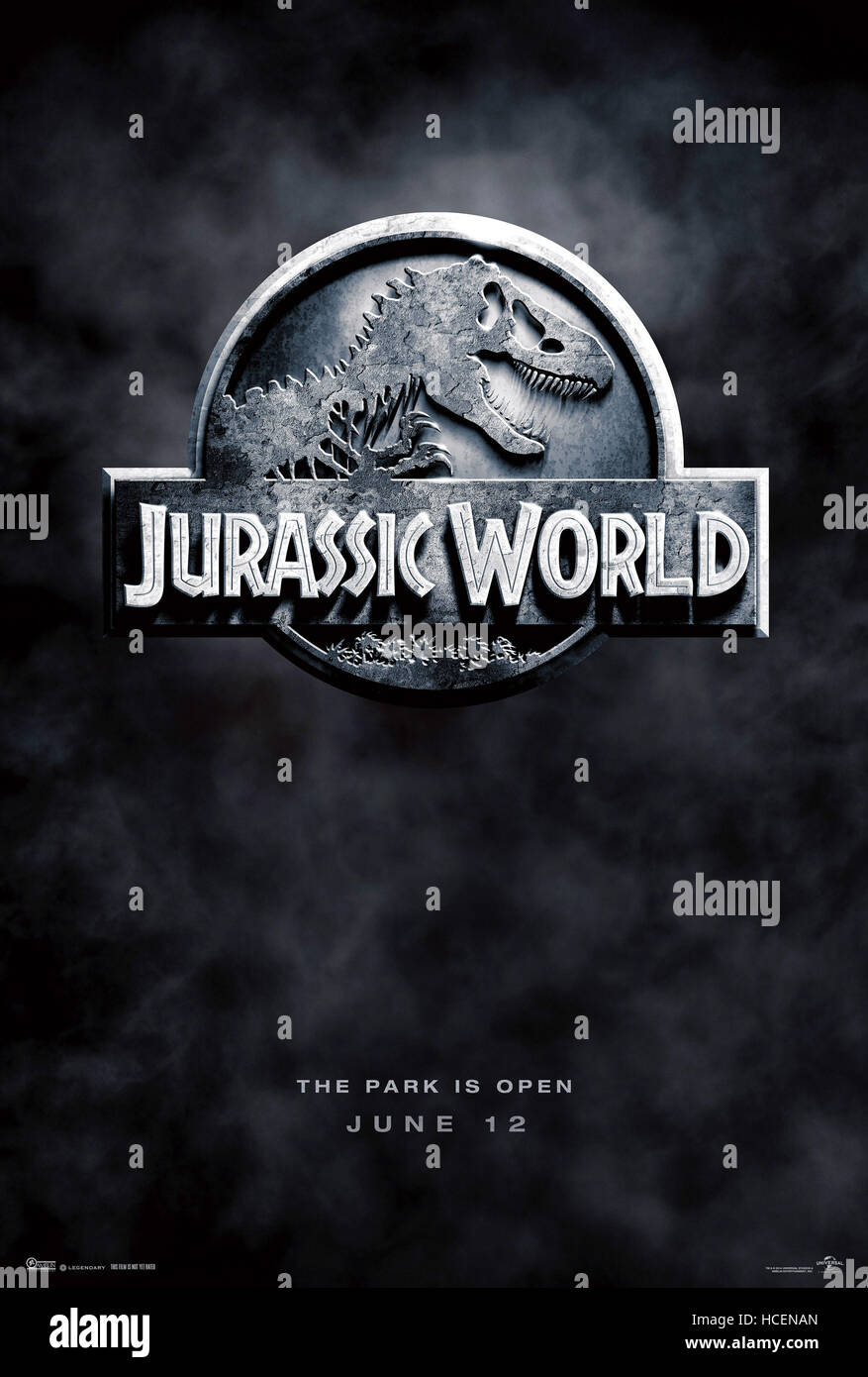 JURASSIC WORLD, US teaser poster, 2015. ©Universal Pictures/courtesy ...