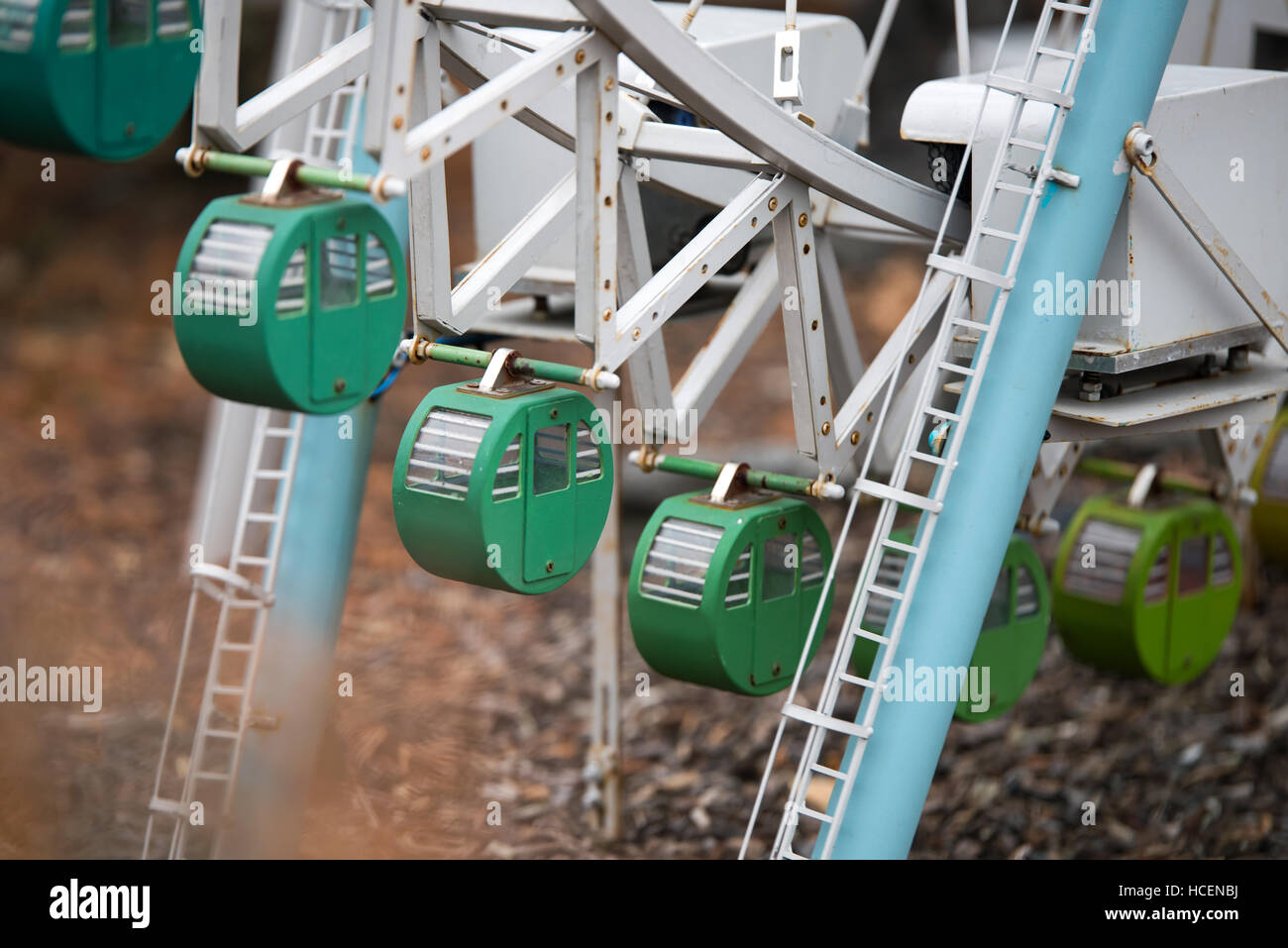 Ferris wheels miniatures Stock Photo - Alamy