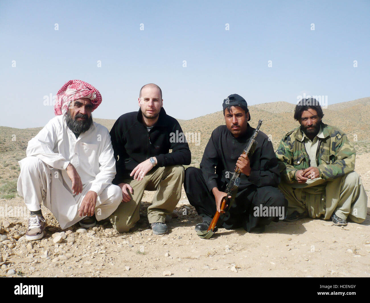KANDAHAR BREAK, Shista Khan (left), director David Whitney (left of ...