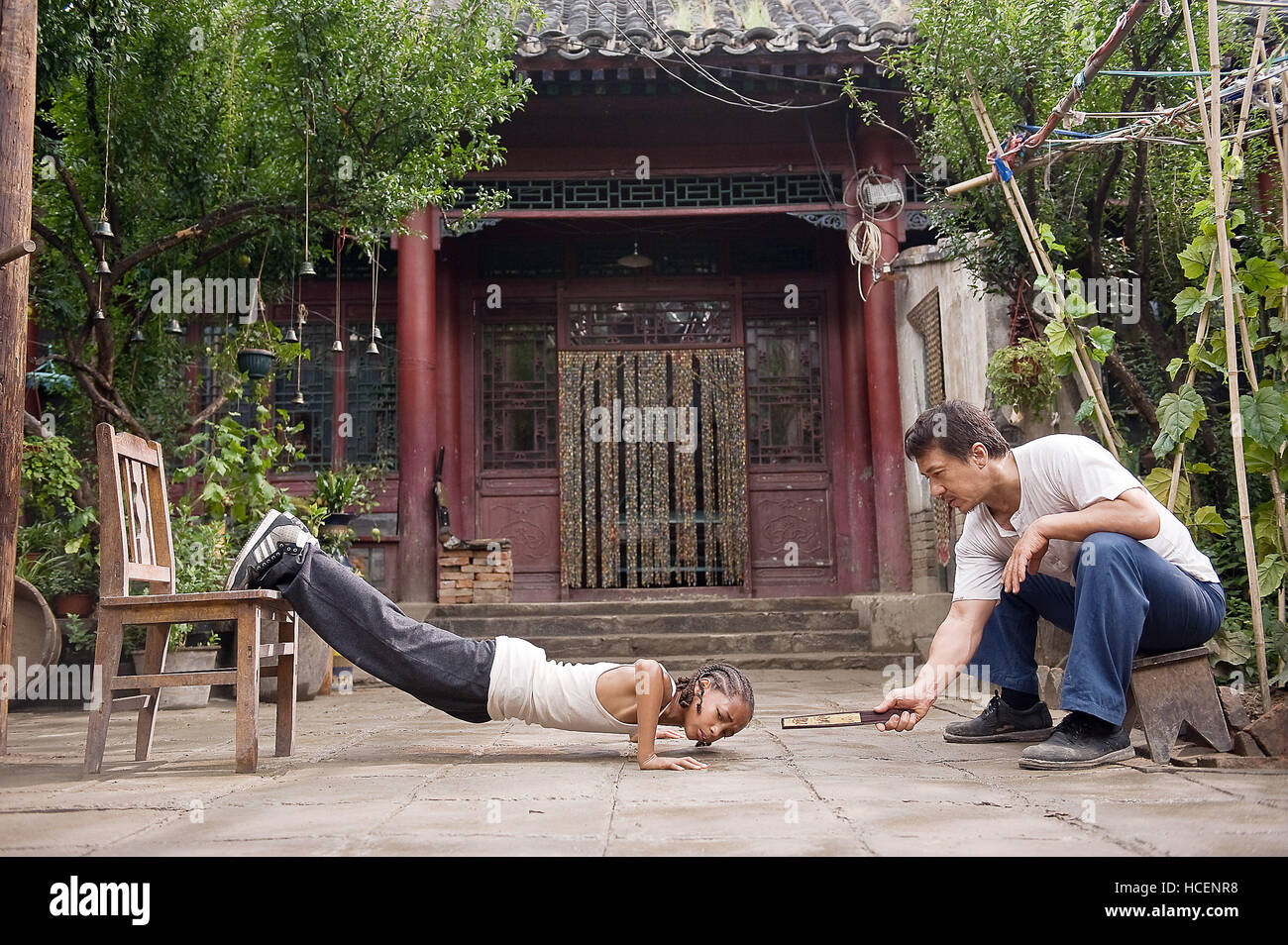 THE KARATE KID, from left: Jaden Smith, Jackie Chan, 2010. ph: Jasin ...