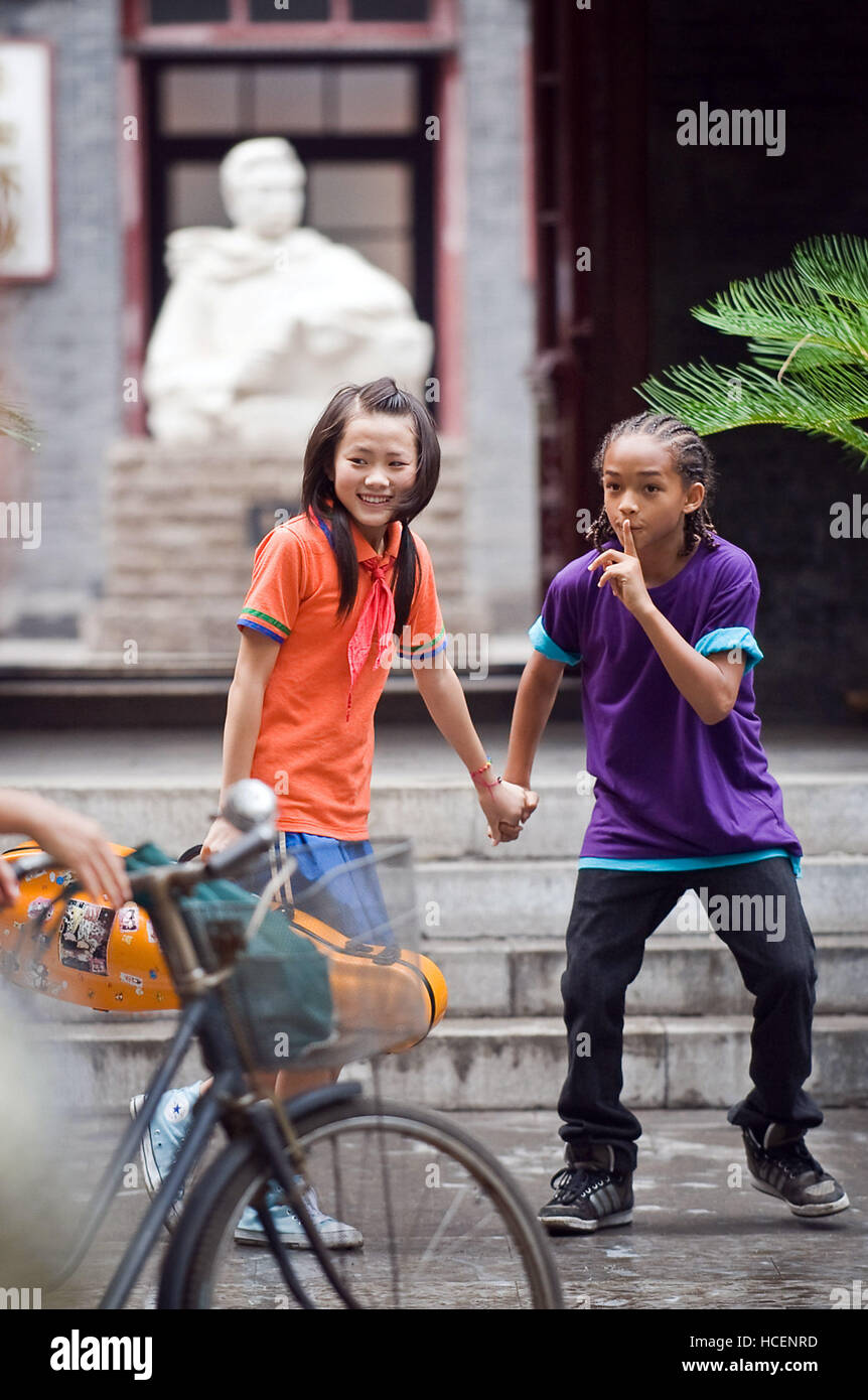 THE KARATE KID, from left: Han Wen Wen, Jaden Smith, 2010. ph: Jasin ...