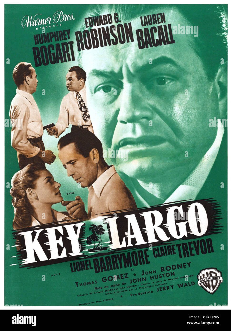 KEY LARGO, (from left): Humphrey Bogart, Lauren Bacall, Edward G ...