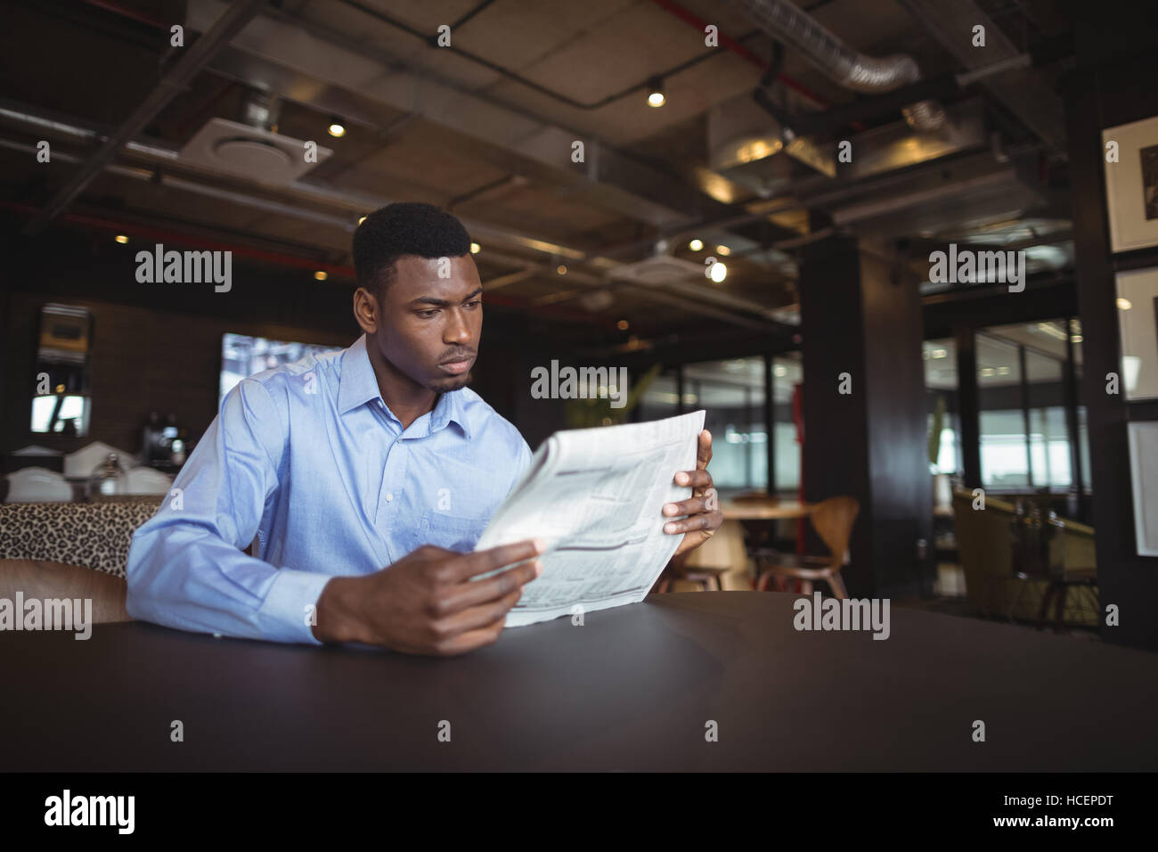 Businessman reading document Stock Photo - Alamy Businessman reading document Stock Photo - Alamy