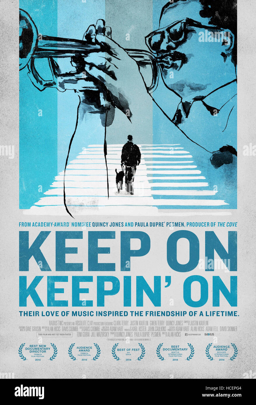 KEEP ON KEEPIN' ON, US poster art, from left: Justin Kauflin, Clark ...