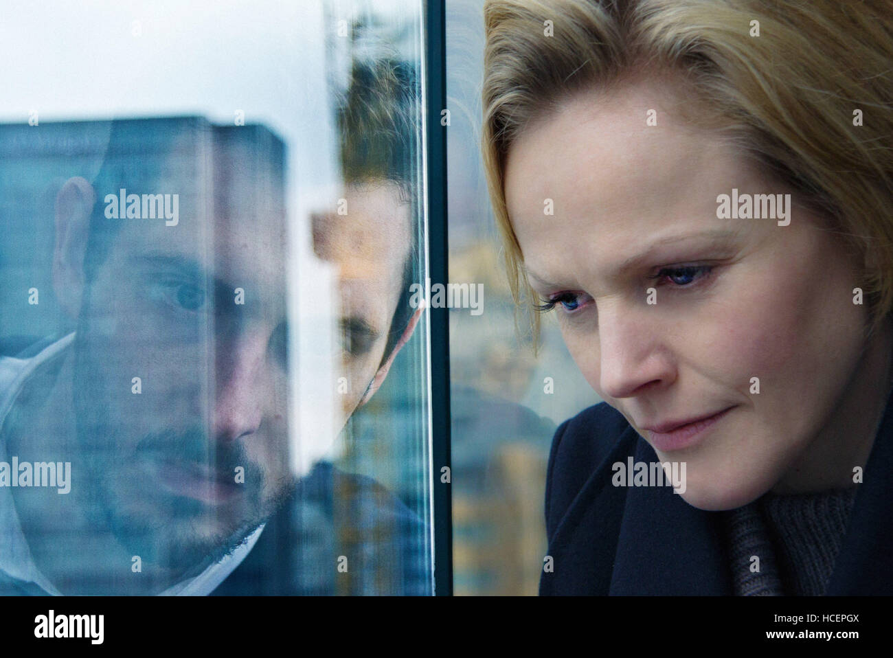 KEEPING ROSY, from left: Blake Harrison, Maxine Peake, 2014. ph ...