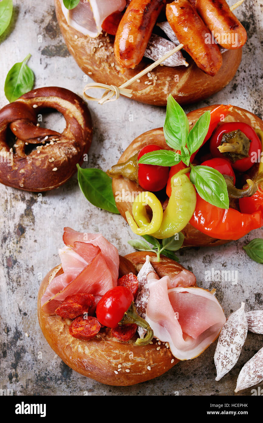 Cooked marinated meats hi-res stock photography and images - Alamy