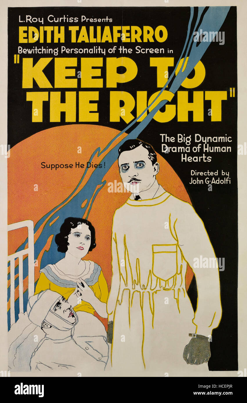 KEEP TO THE RIGHT, (aka WHO'S YOUR BROTHER?), from left, Edith ...