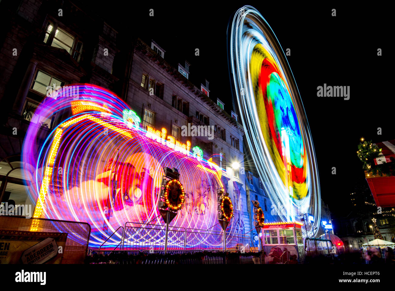 Funfair night hi-res stock photography and images - Alamy