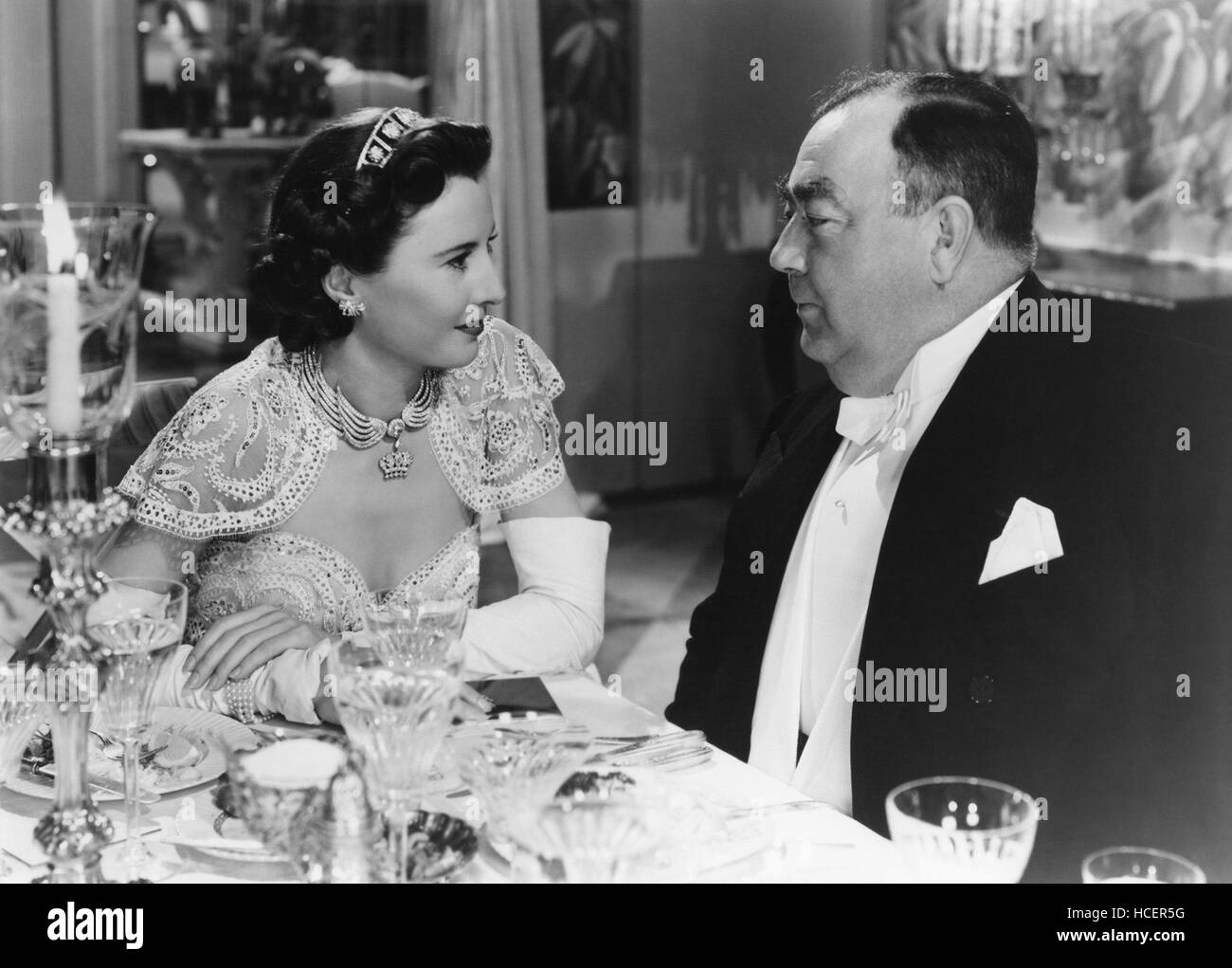 THE LADY EVE, from left: Barbara Stanwyck, Eugene Pallette, 1941 Stock ...