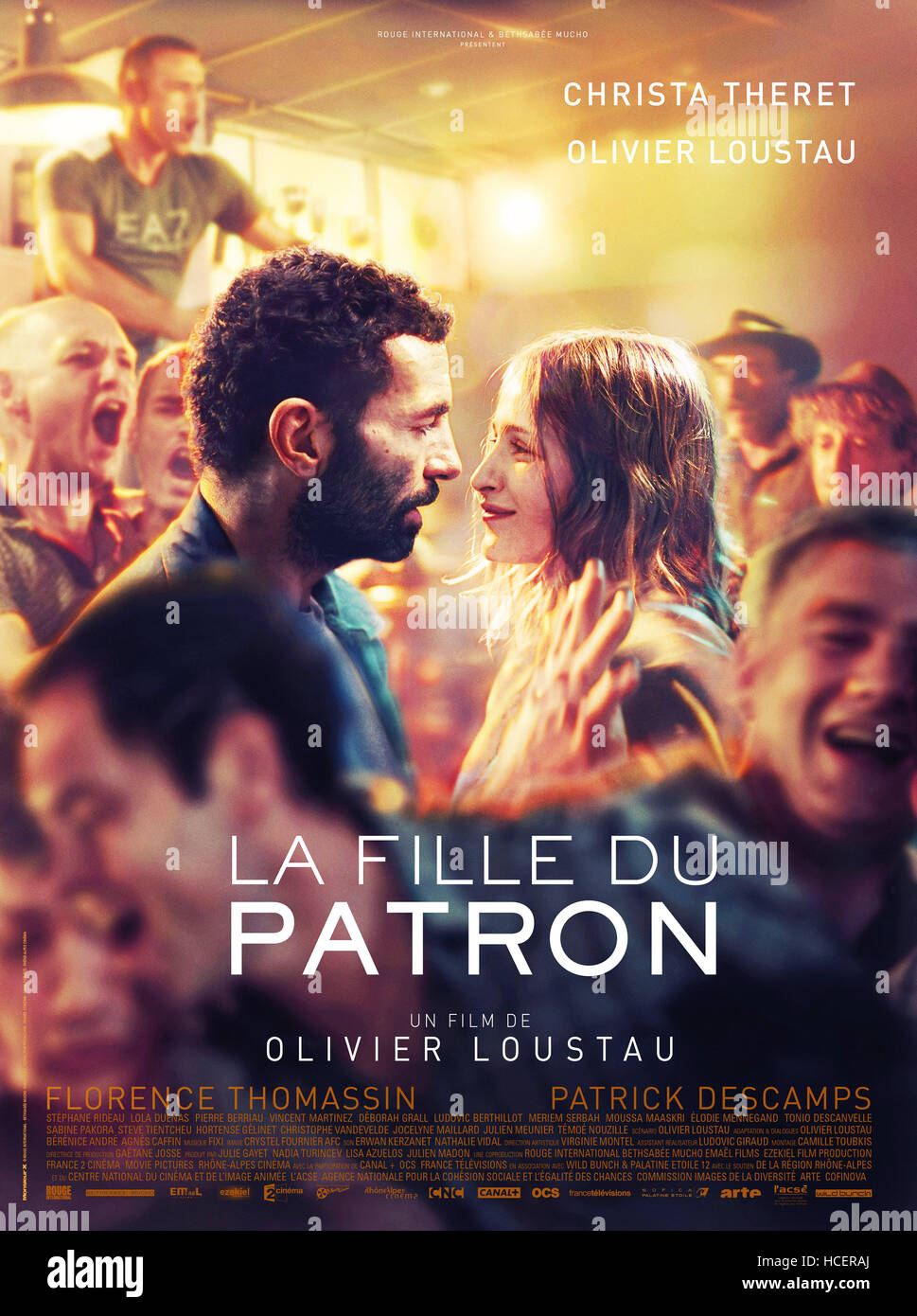 LA FILLE DU PATRON, French poster art, l-r: Olivier Loustau, Christa ...